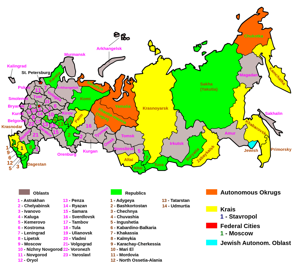 Russia maps | Eurasian Geopolitics