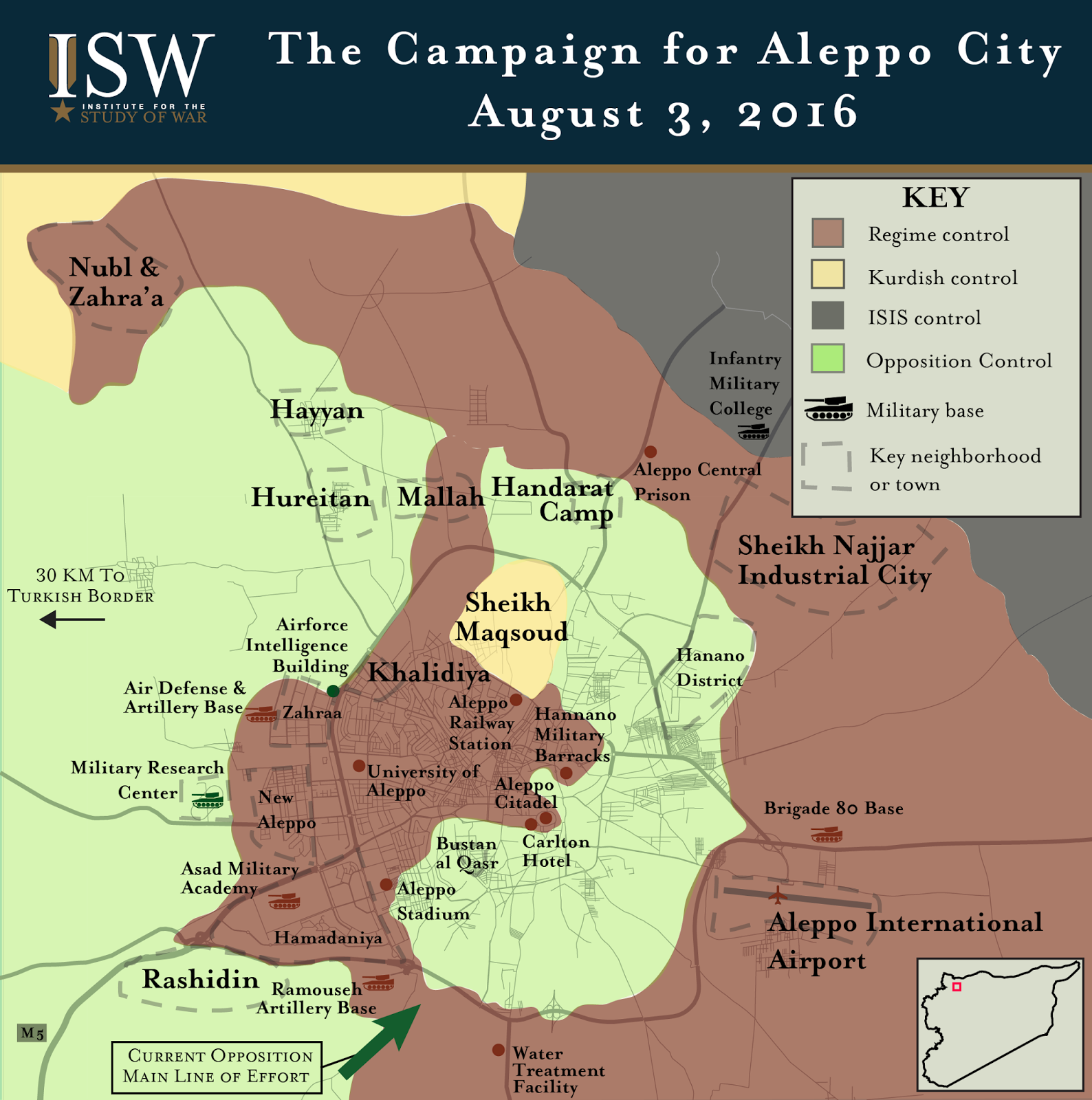 Aleppo battle map | Eurasian Geopolitics