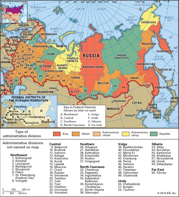 Russia maps | Eurasian Geopolitics