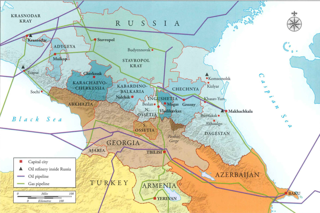 Chechnya map Galeotti | Eurasian Geopolitics