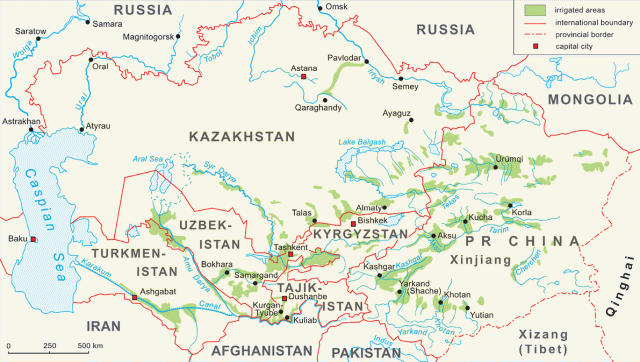 Central Asia maps | Eurasian Geopolitics